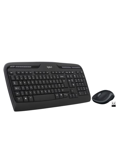 Logitech Mk330 Wireless Keyboard And Mouse Combo Comfortable Typing With Low Profile Keys