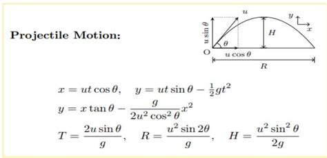 Mastering Kinematics Unraveling Projectile Motion With Answer Key