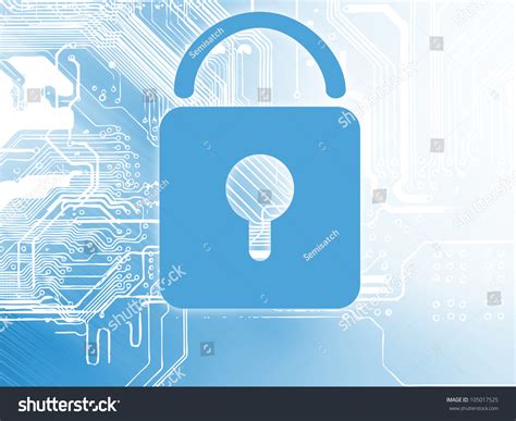 Source Code Technology Background Security Concept Stock Illustration