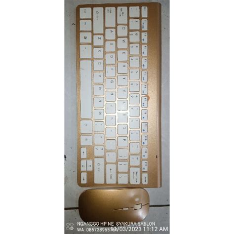 Jual Paket Keyboard Mouse Wireless Bekas Shopee Indonesia