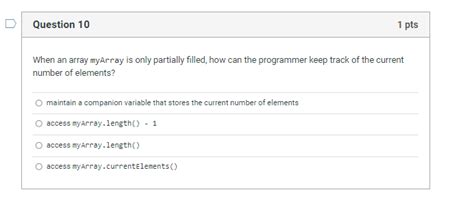 Solved D Question Pts Which Code Snippet Finds The Chegg