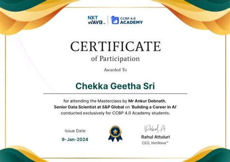Geetha Sri Chekka On Linkedin Nxtwaveccbp Nxtwave Nxtwaveacademy