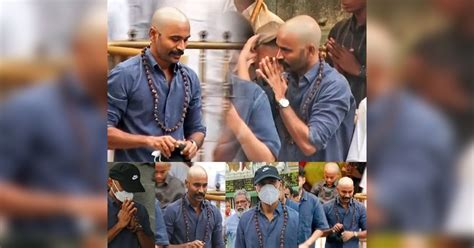 साऊथचा सुपरस्टार धनुषनं केलं टक्कल फोटो होतायेत व्हायरल Marathi News