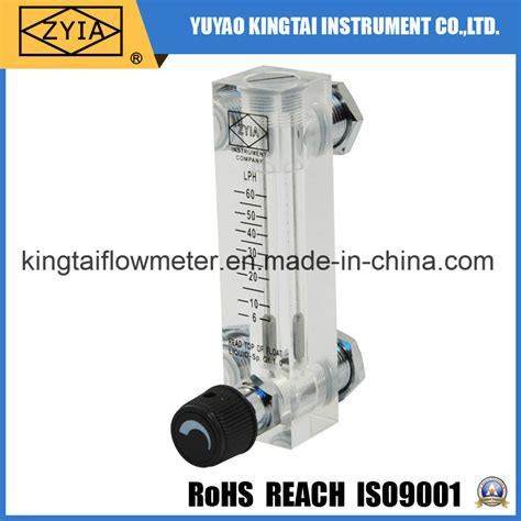 Easy To Read Acrylic Glass With Regulating Valve Flowmeter Flow Meter