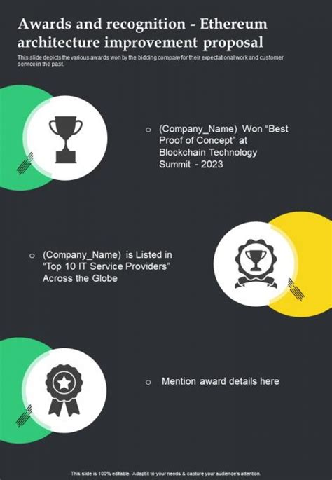 Awards And Recognition Ethereum Architecture Improvement One Pager