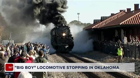 Worlds Largest Steam Engine Big Boy Passes Through Oklahoma On Monday