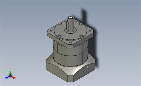 Ae F系列行星减速器 Step 模型图纸下载 懒石网