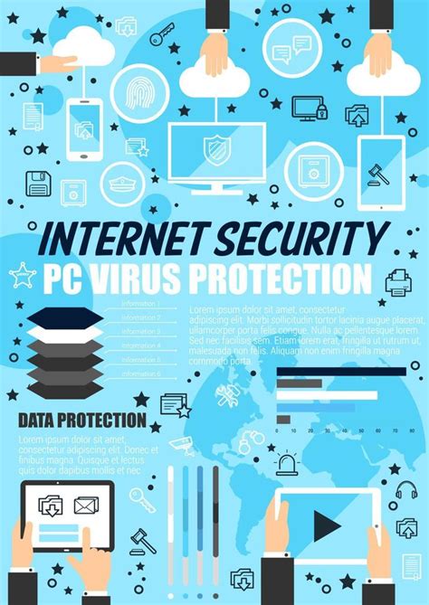 Internet Security Data Protection Technology 16166899 Vector Art At Vecteezy