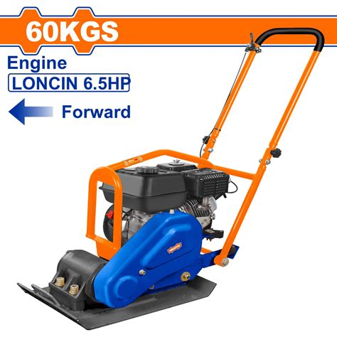 Wadfow Gasoline Plate Compactor 60kg 90kg Asphalt Soil Compaction