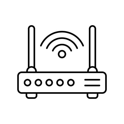 Router Icon Router Related Signal Line Icon Wifi Router 65717149 Vector Art At Vecteezy