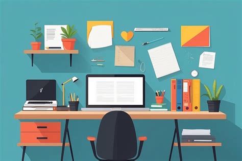 Premium Photo A Person With A Clutterfree Minimalist Desk For Enhanced Focus