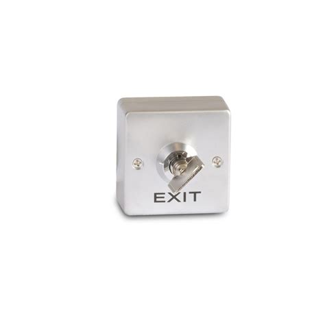 Makim Bt10 Exit Button With Key Slim Type Surface Mounted