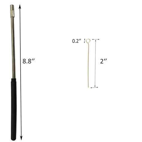 Oess 2 Pcs Reusable Inoculating Loop Holders With 50pcs 10ul Nichrome