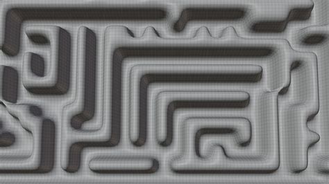 Rock And Wall Maze Model Turbosquid 1970062