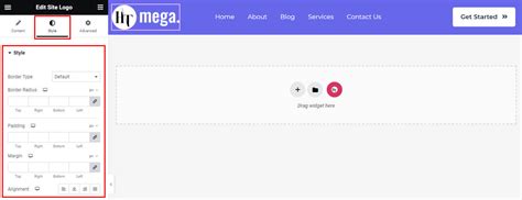 Elementor Site Logo Widget Ht Mega Addons For Elementor