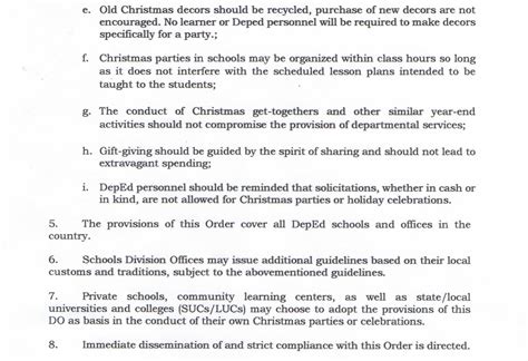 Guidelines For Christmas Party Of Deped Learners The Teachers Craft