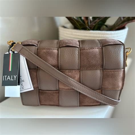 Viola Castellani Bags Viola Castellani Fango Brown Suede Cassette