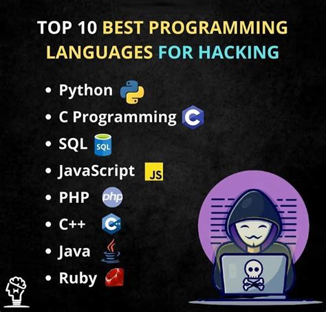 Top 10 Best Programming Languages For Hacking ️👍 Hacking Books