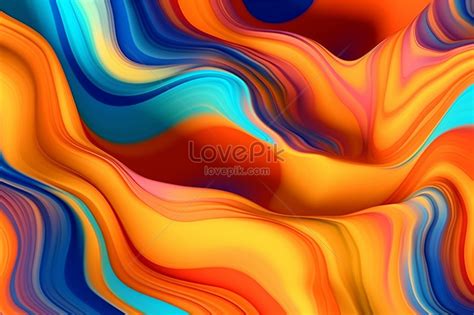 Abstract Colorful Wave Background Generative Ai Picture And Hd Photos Free Download On Lovepik