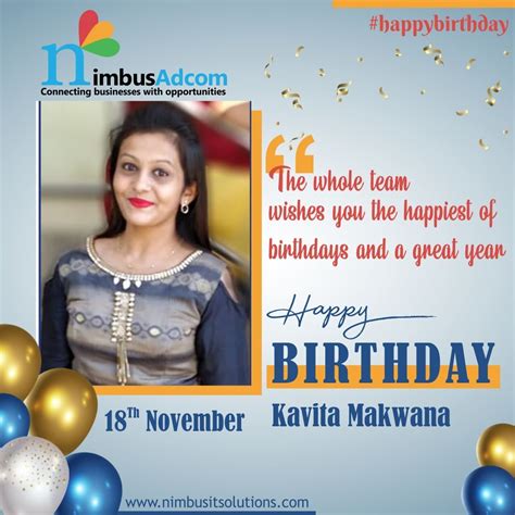 Nimbus Adcom Private Limited On Linkedin Nimbusadcom Birthdaycelebration Birthdaywishes