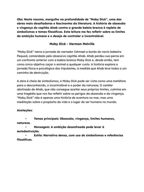 Moby Dick Herman Melville Pdf