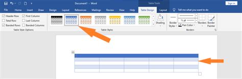 How To Create Table In MS Word Step By Step