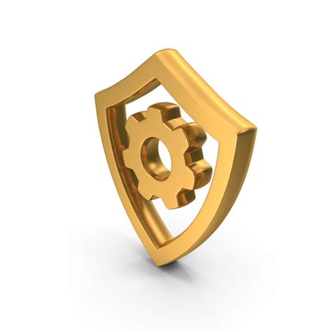 Gold Secure Settings Symbol Png Images And Psds For Download Pixelsquid