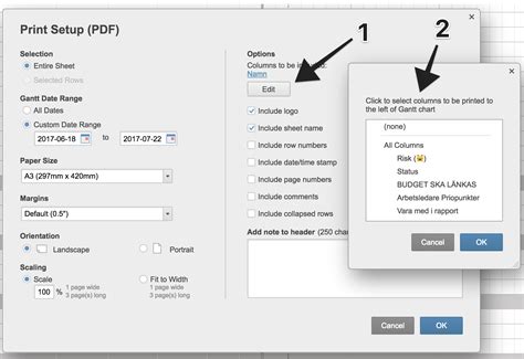 How To Print Selected Columns — Smartsheet Community