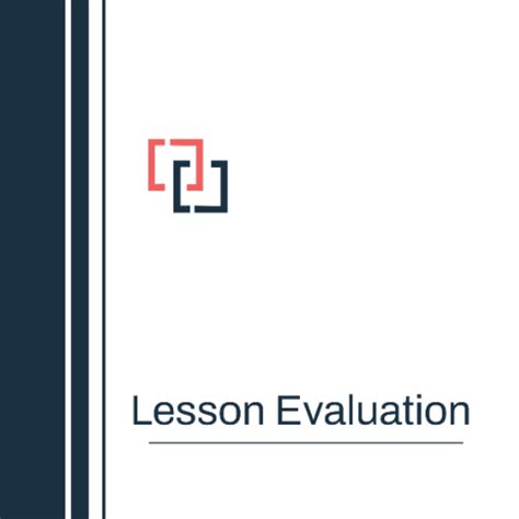 Free Lesson Evaluation Template To Edit Online