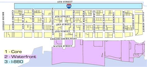 Jack London Square Oakland Map Waterfront District