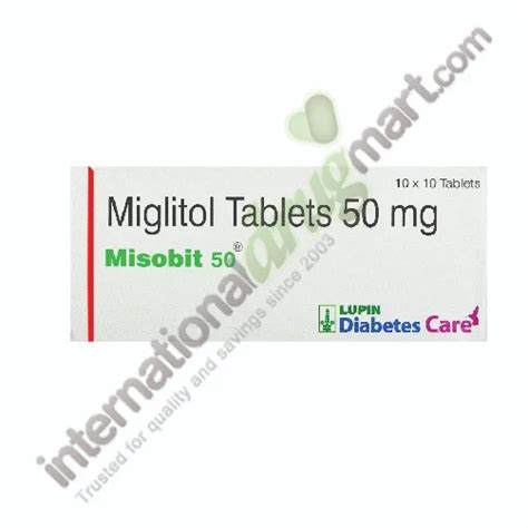 Buy Miglitol 50mg Tablets Online Idm