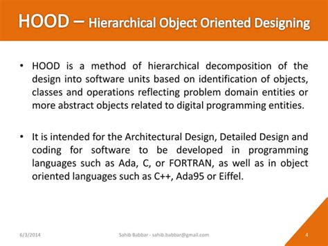 hierarchical object oriented design ppt