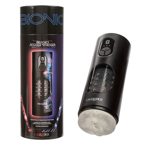Bionic Beaded Power Stroker With Seven Functions Adult Stuff Warehouse