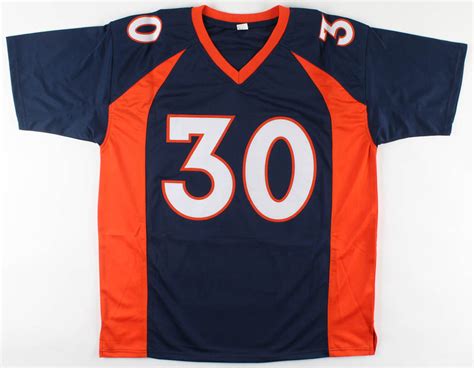 Terrell Davis Signed Jersey Inscribed Hof 17 Radtke Pristine Auction