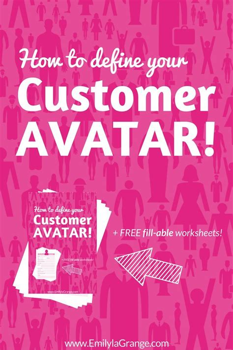 How To Define Your Ideal Customer Avatar [ Fill Able Worksheets