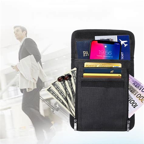 Noennamenull Rfid Blocking Neck Wallet Anti Theft Grandado Noennamenull Rfid Blocking Neck Wallet Anti Theft Grandado