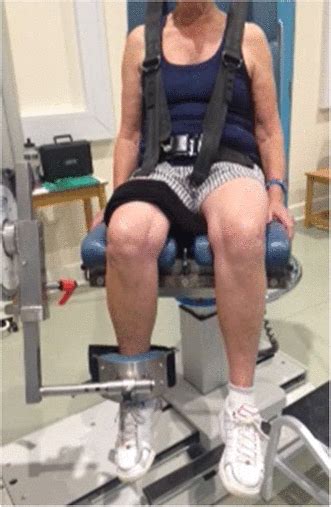 Knee Extensor Strength Testing Using Isokinetic Dynamometer Download