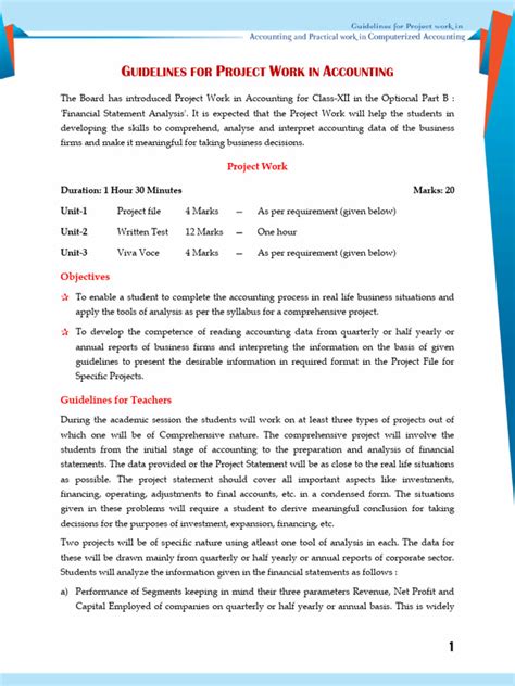 comprehensive project pdf debits and credits expense