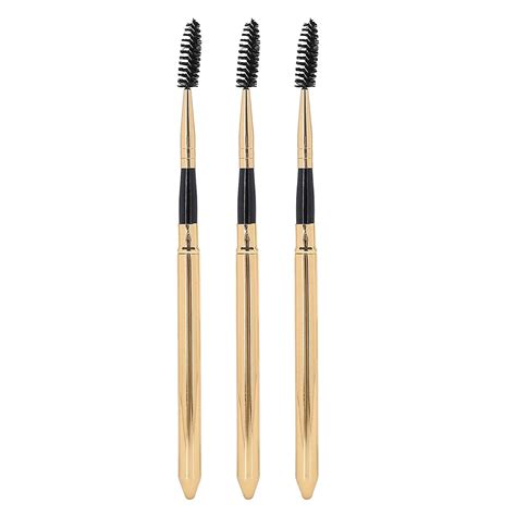 3 Pack Eyelash Brush Set Reusable Portable Eyebrow Makeup Spoolie