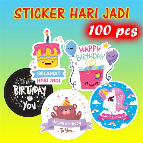 Contoh Stiker Hari Jadi Jerrytesavage