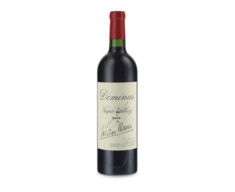 Dominus 2005 Napa Valley Nicked Label Christies