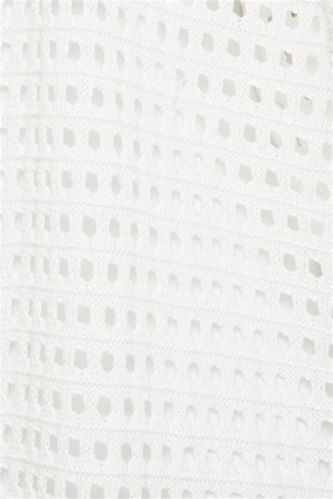 Yours Curve Plus Size White Crochet Cardigan Yours Clothing