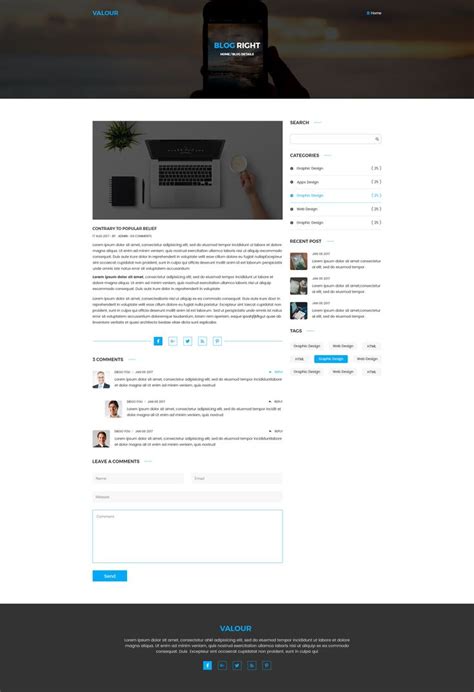 Valour Corporate Psd Template Corporate Valour Template Psd