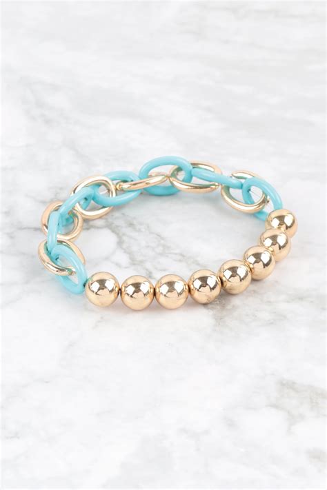 Multi Link Chain Metal Ccb Bracelet Mys Wholesale
