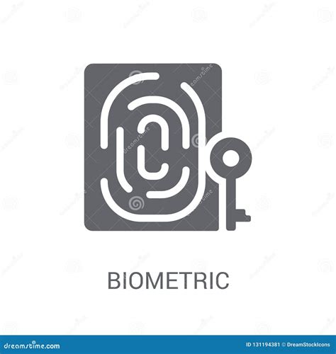 Biometric Identification Icon Trendy Biometric Identification L Stock