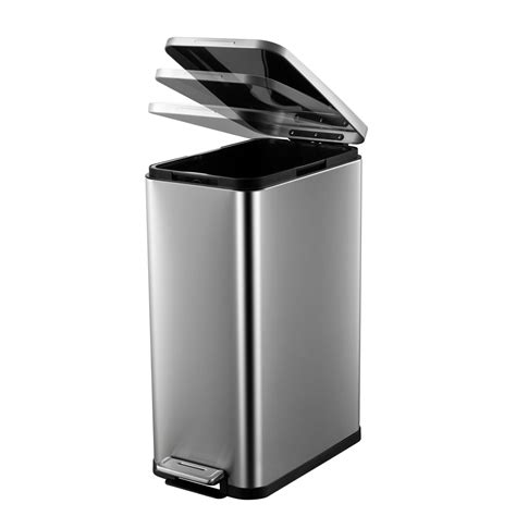 Garvee 13 Gal 50 L Hands Free Stainless Steel Commercialkitchen Step