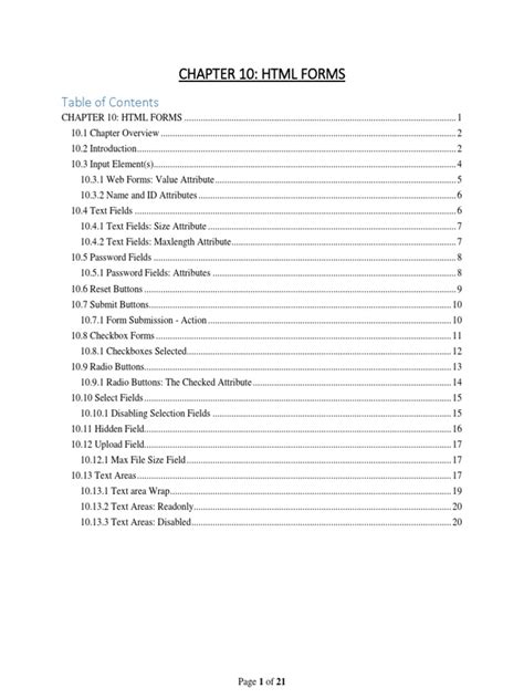 html forms pdf