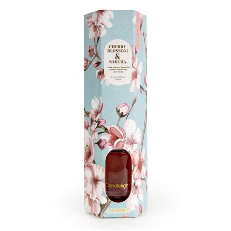 200ml Reed Diffuser Cherry Blossom And Sakura 6pk Candlelight Home