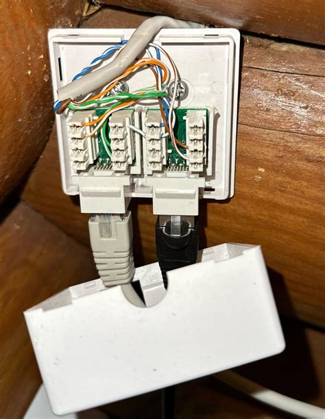 Why Is The Ethernet Cable Running Into My Room Split Into Two Like This R Homenetworking