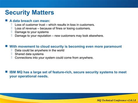 Securing Your Ibm Mq Environment Ppt